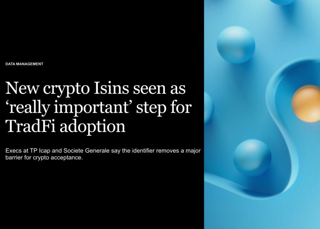 ANNA and Digital Assets: The Role of ISIN in Tokenized Markets