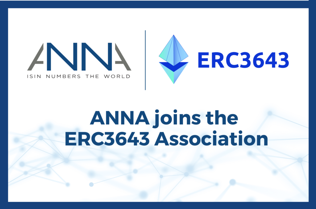 ANNA and DTI Foundation align ISIN and DTI standards for Digital Tokens ... ANNA and DTI Foundation align ISIN and DTI standards for Digital Tokens ...